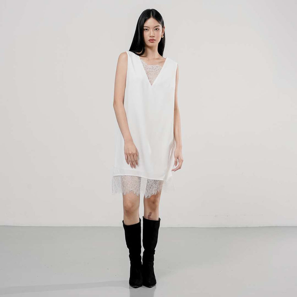 This Is April Sydney Dress - White